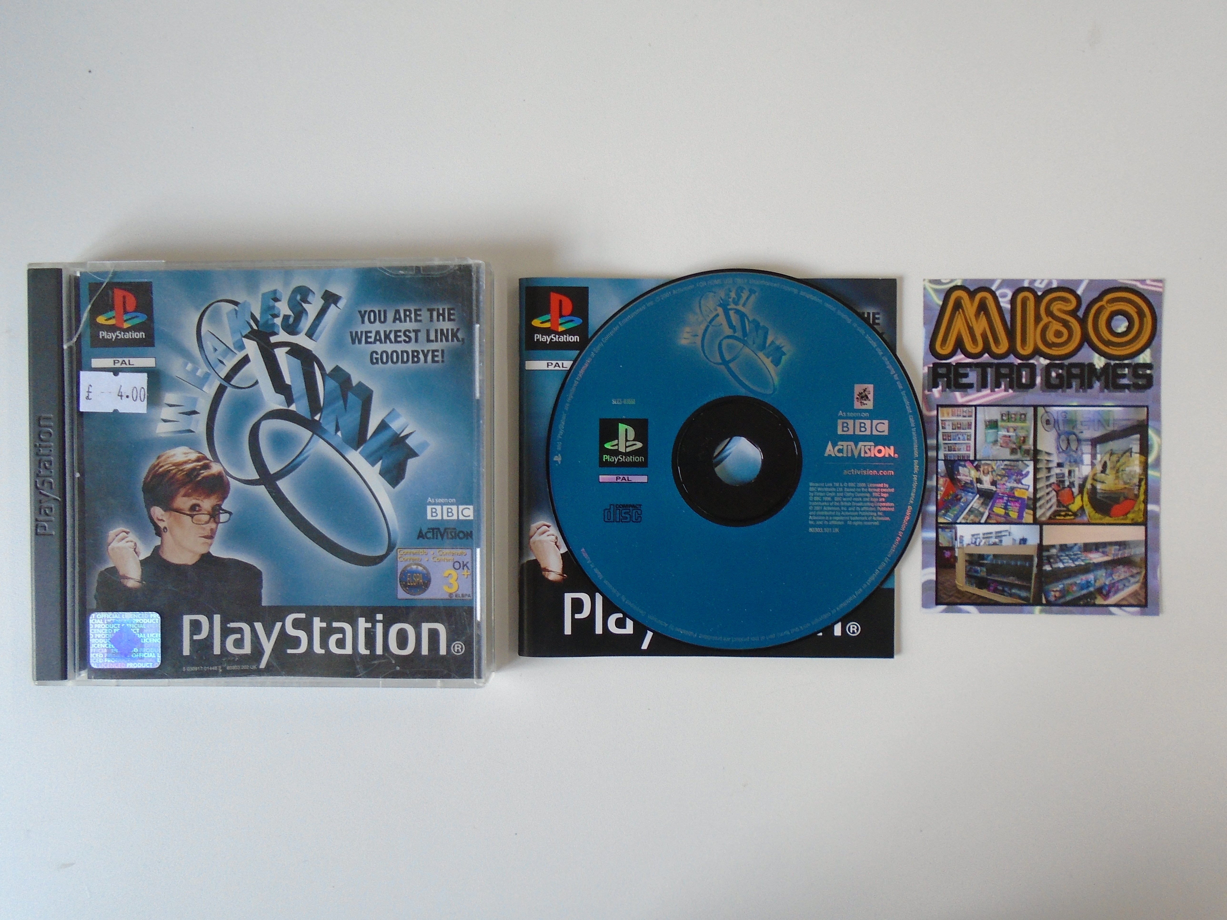 The Weakest Link - complete – Miso Retro Games